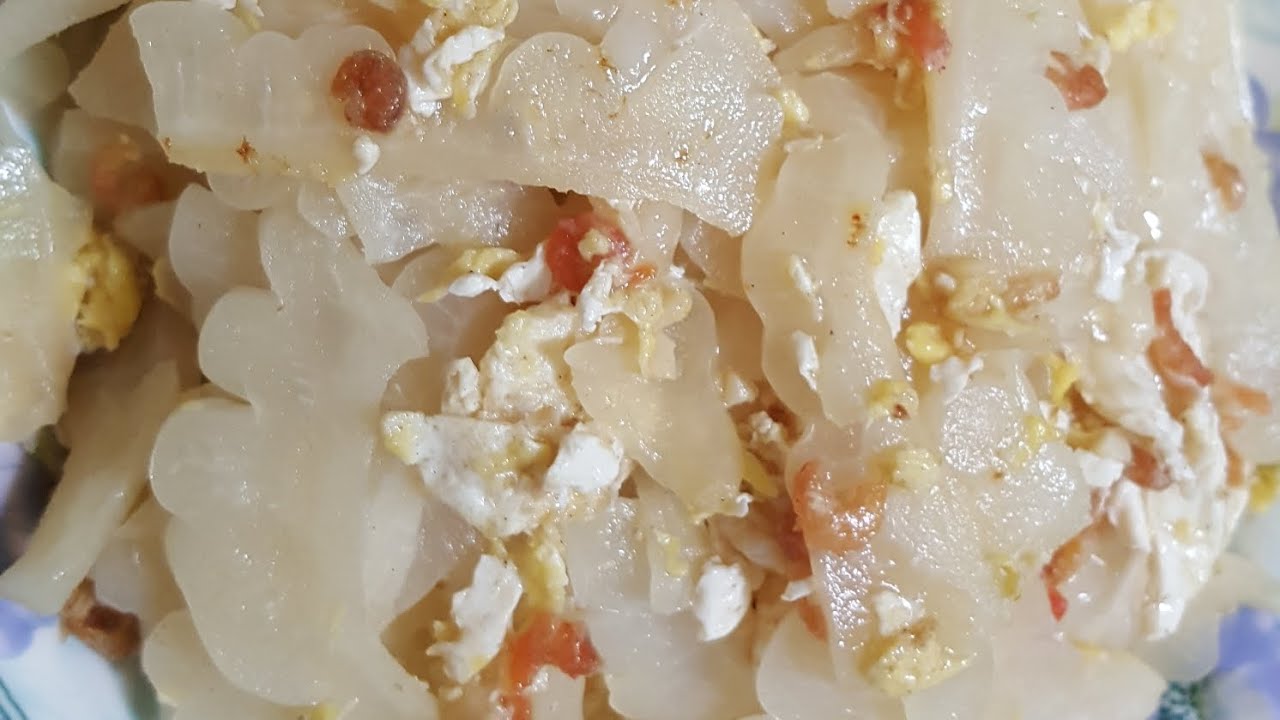 resep tumis pare udang kering satu telur#tkwtaiwan - YouTube