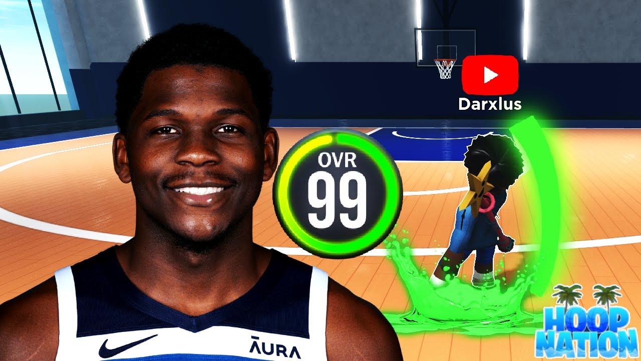 I PUT ANTHONY EDWARDS INTO ROBLOX HOOP NATION AND TAKES OVER THE GAME ...