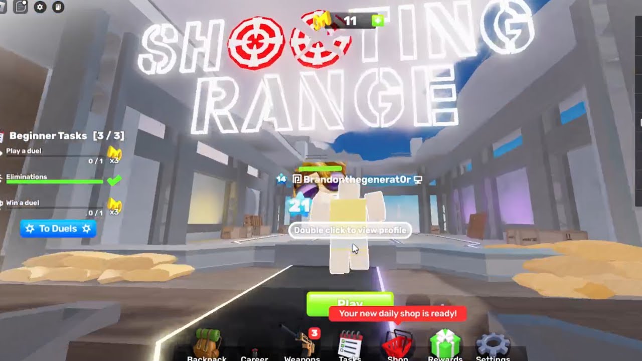 Rivals Dual And Shooting Range Roblox - YouTube