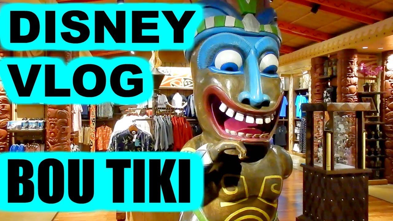 DISNEY POLYNESIAN BOU TIKI GIFT SHOP - YouTube