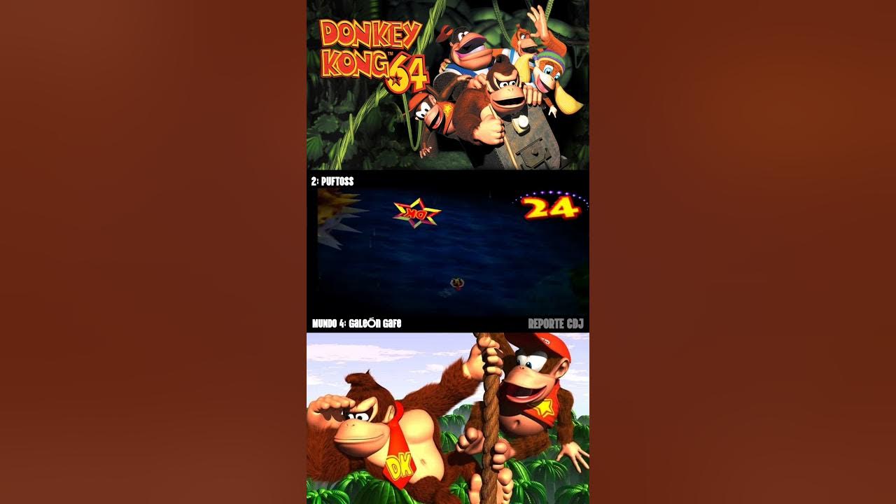 TOP 10 || JEFES DE DONKEY KONG 64 | DEL MÁS FÁCIL AL MÁS DIFÍCIL || PUFTOSS - YouTube