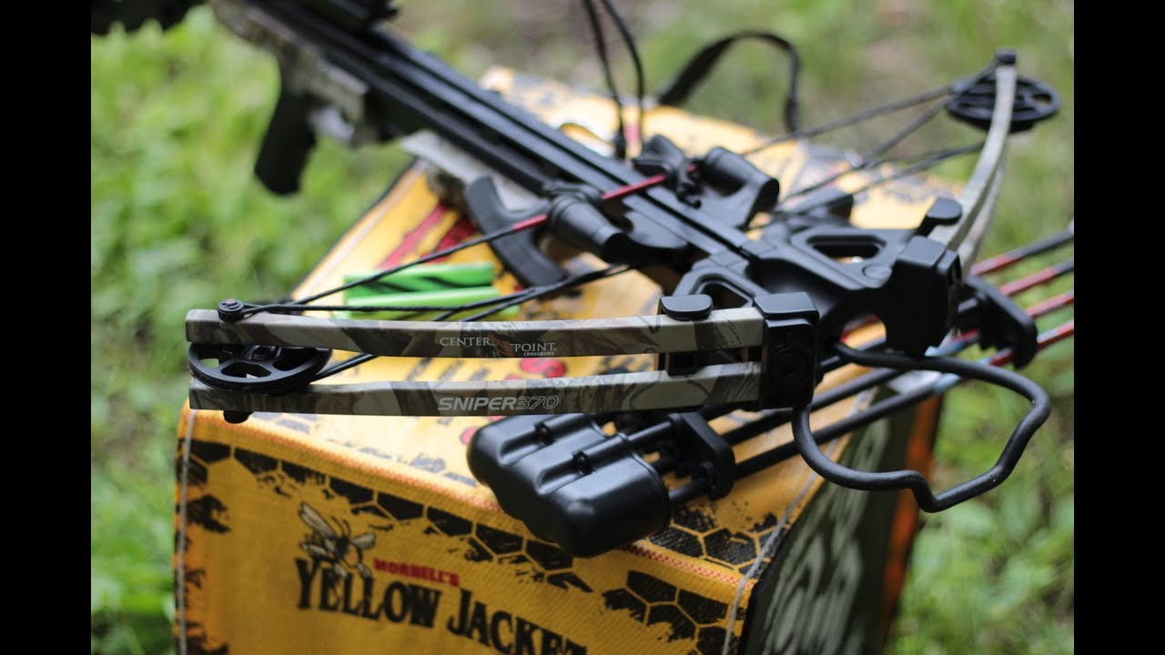 Hunting With A Center Point 370 Crossbow - YouTube