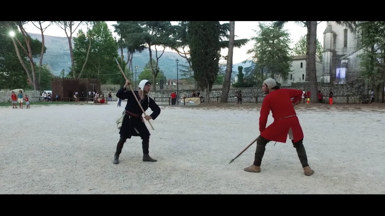 Medieval Spear Fighting - at Fossanova - YouTube