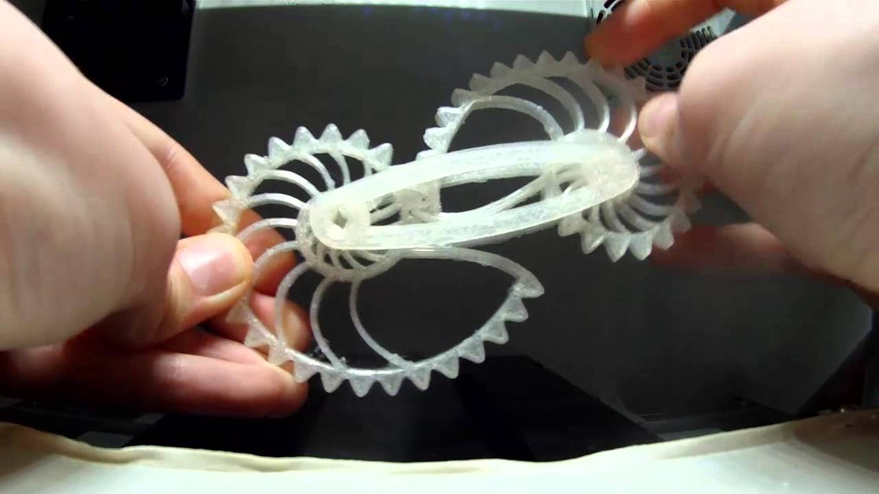 Reprinting: Archimedes Spiral Gears! Bigger and Better! - YouTube