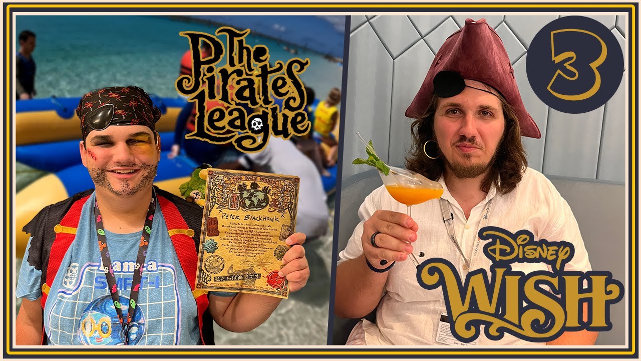 Becoming a Pirate on the Disney Wish! | Castaway Cay & Pirate Night ...