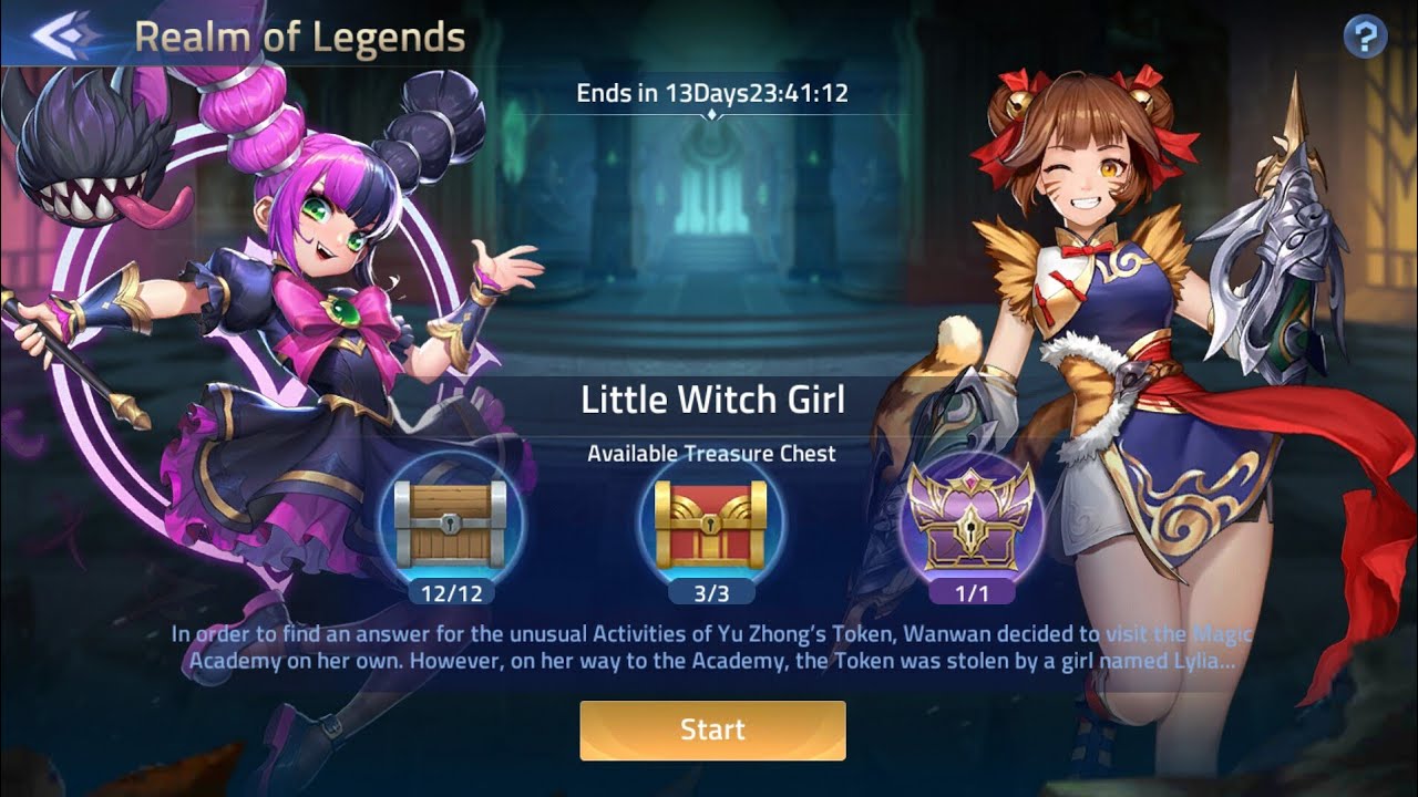 Little Witch Girl (Realm of Legends Chapter) Mobile Legends: Adventure ...