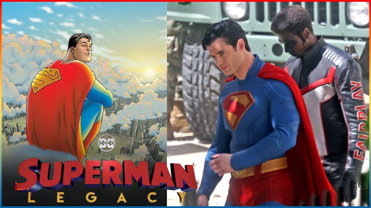 Superman Legacy First Look at David Corenswet as Superman - YouTube