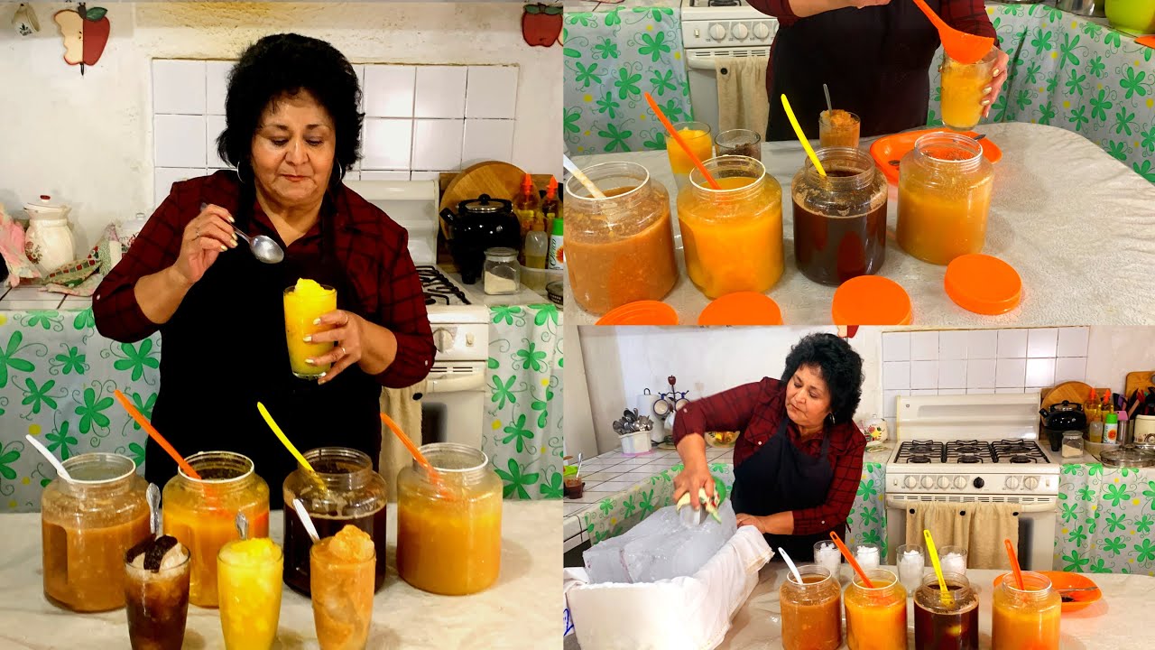 Raspados de Frutas 100% Naturales de Mango 🥭 Piña🍍 Tamarindo y Guayaba ...