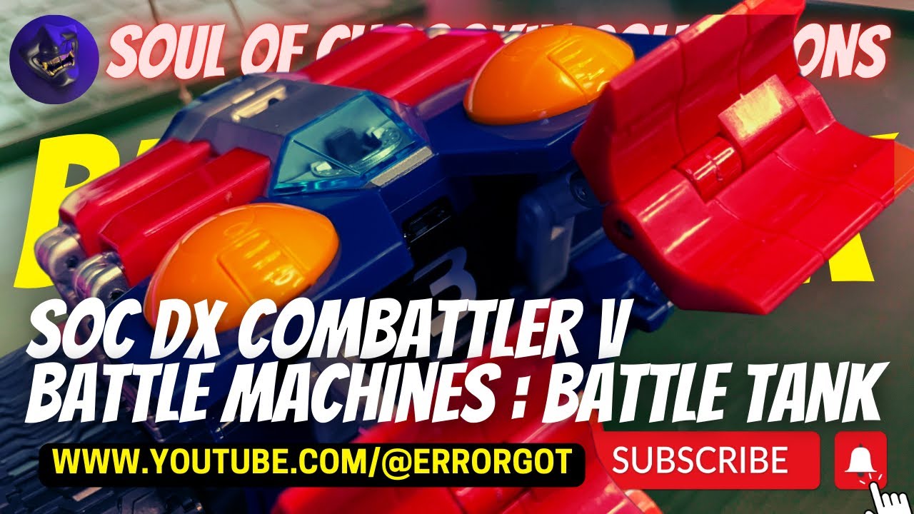 SOC DX Combattler V : Battle Tank Review with ErrorGOT #chogokin # ...