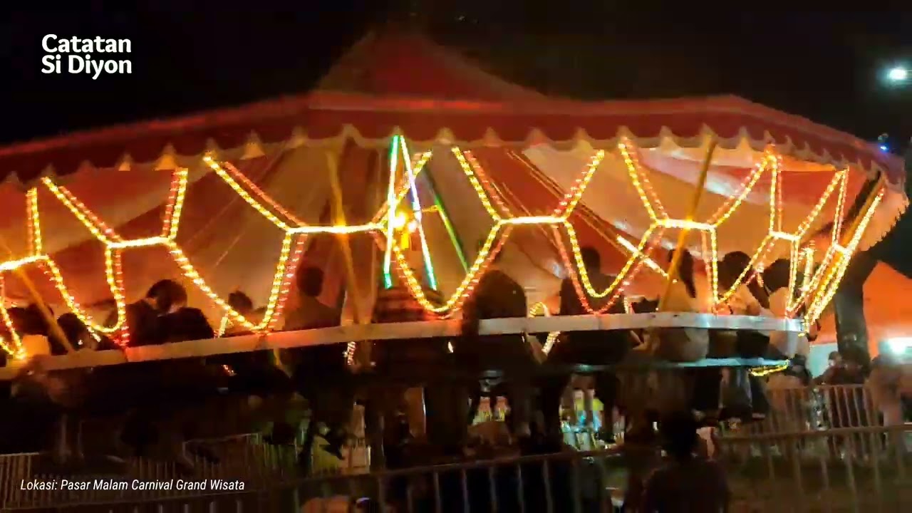 ATRAKSI AKROBATIK OMBAK BANYU PASAR MALAM ‼️ Carnival Grand Wisata ...