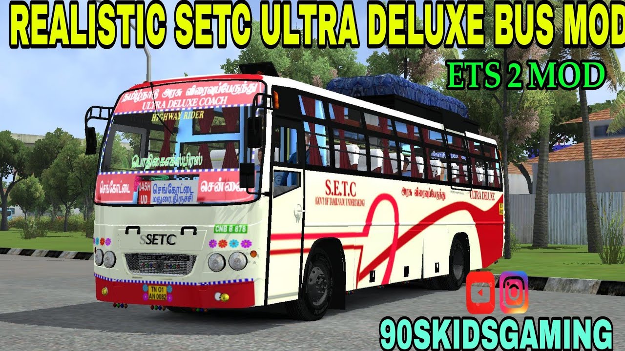 SETC ULTRA DELUXE BUS MOD RELEASED|ETS2 MOD IN BUSSID|BUS SIMULATOR ...