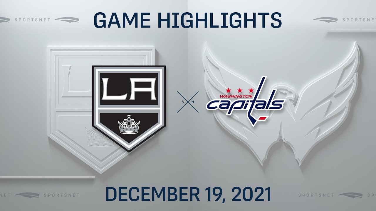 NHL Highlights | Kings vs. Capitals - Dec. 19, 2021 - YouTube