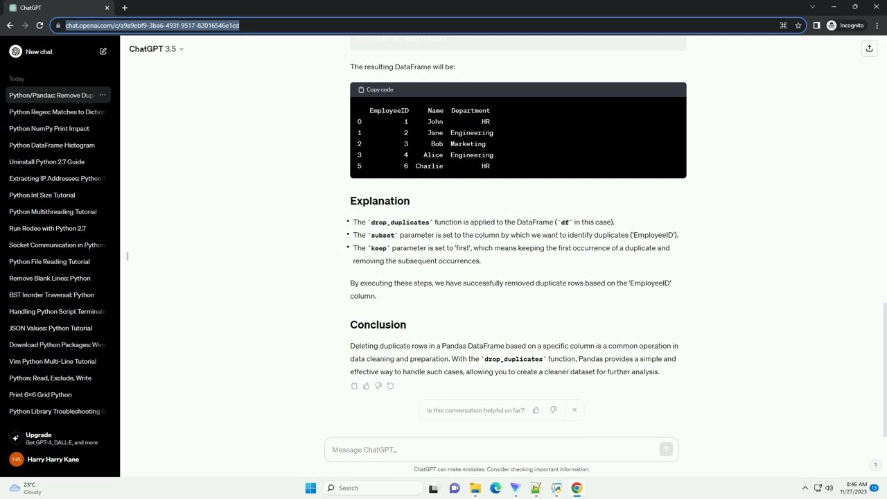 Python Pandas Delete Duplicate Rows By Column Value YouTube Python Pandas Delete Duplicate Rows By Column Value YouTube