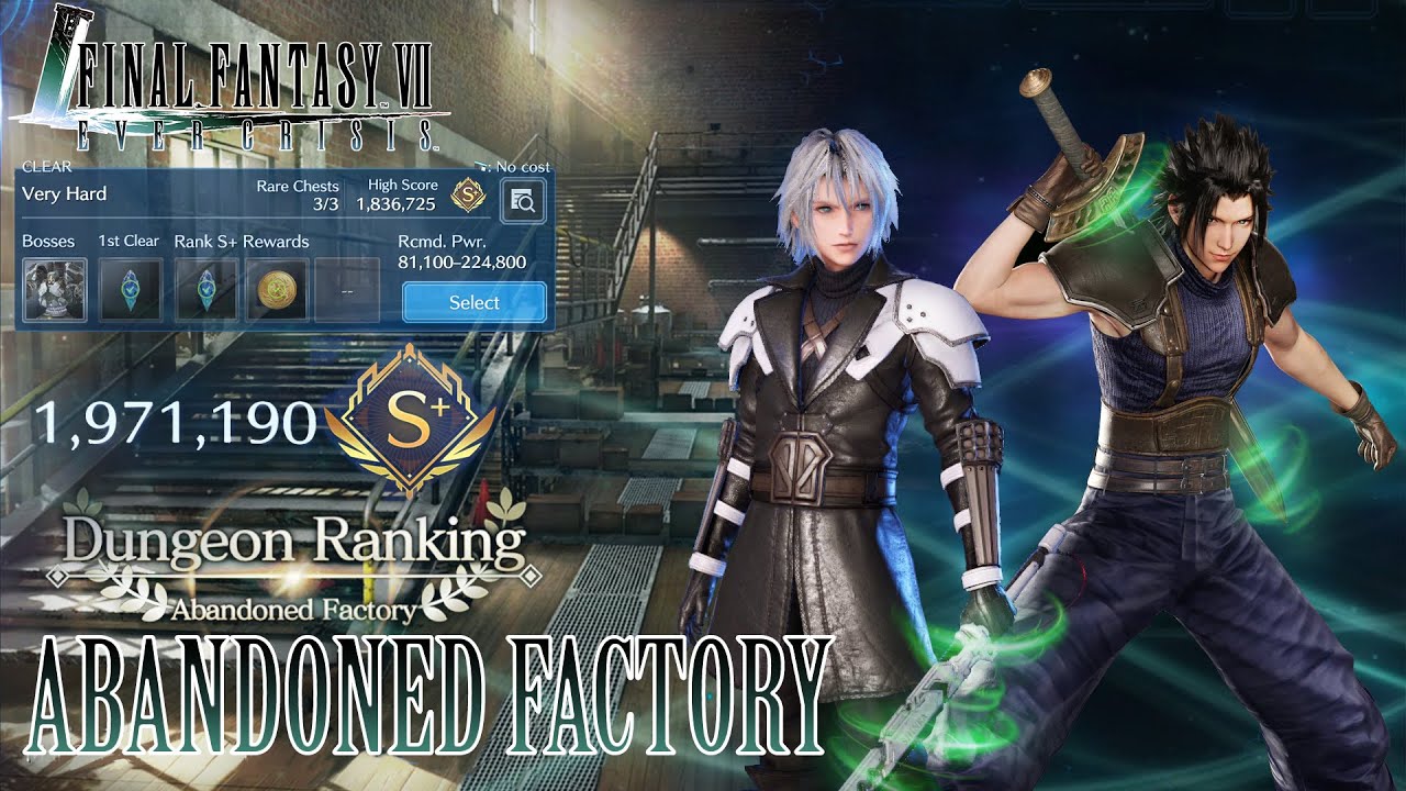 Abandoned Factory Very Hard Dungeon Ranking guide - 45% score boost ...
