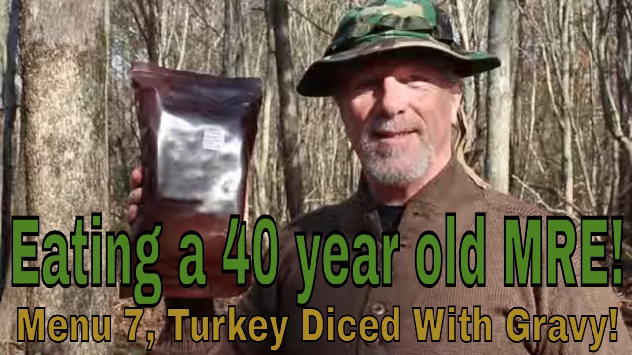 Eating a 40 year old MRE! A Thanksgiving Feast! - YouTube