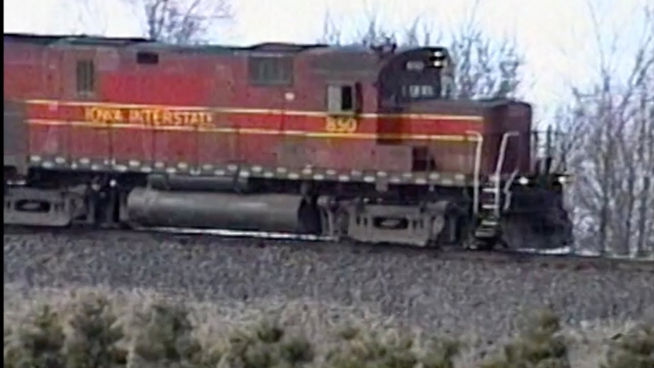 1994_03_15 IAIS 850 Mitchellville to Colfax IA Ex-GBW Alco C420 - YouTube