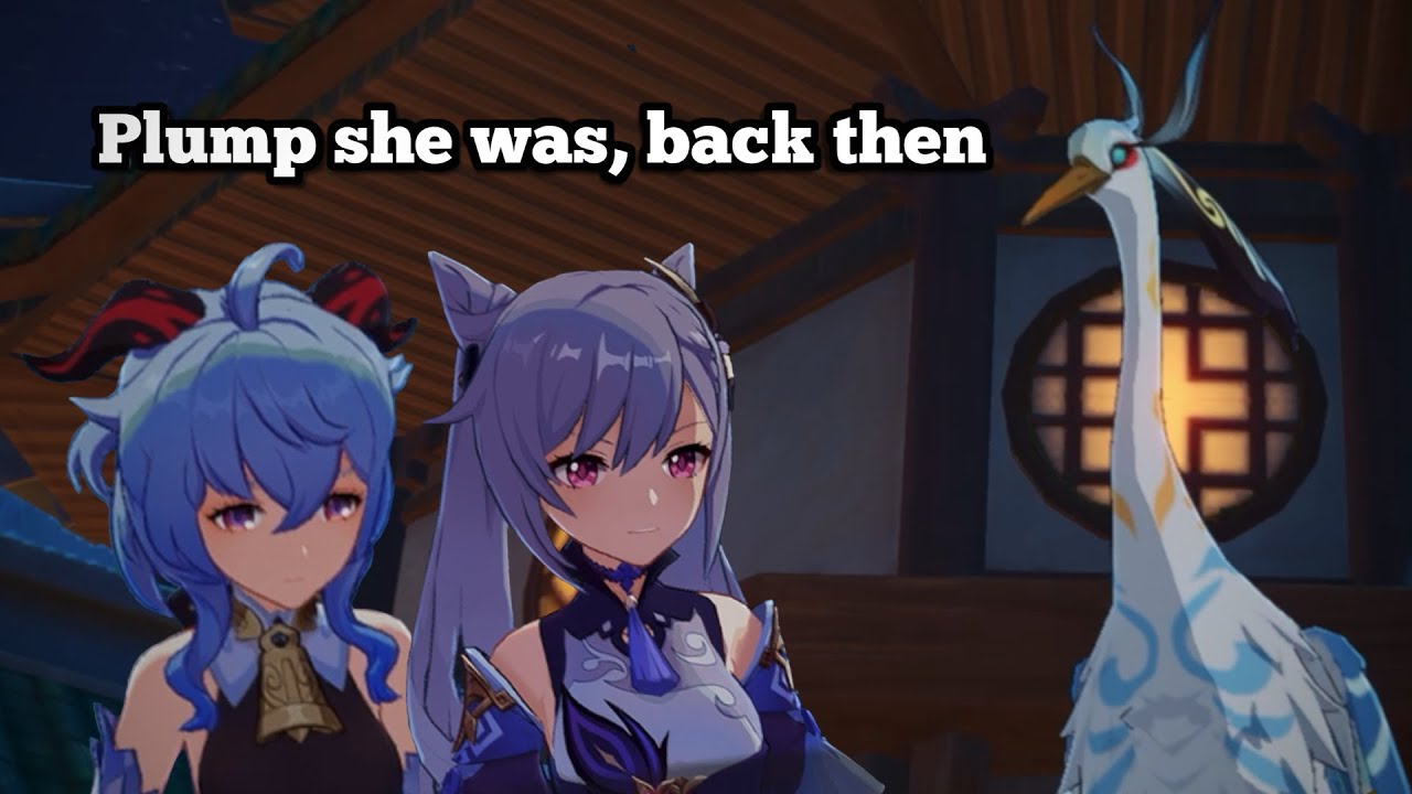 Keqing erases Ganyu's insecurities | Summoning ritual - YouTube