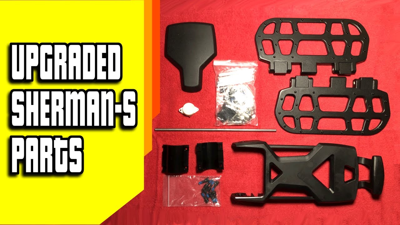 Sherman-S Upgraded Parts (unboxing) - eWheels goodie box - YouTube