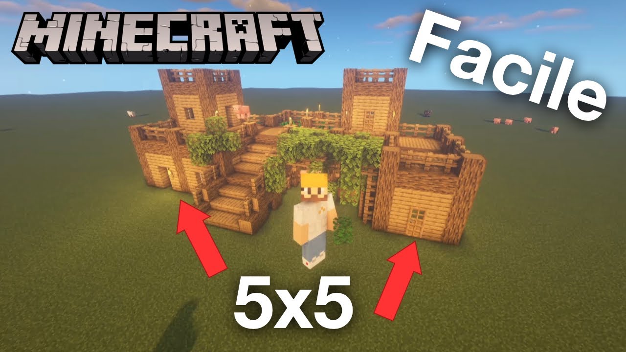 Système De Construction 5x5 Dans Minecraft - YouTube