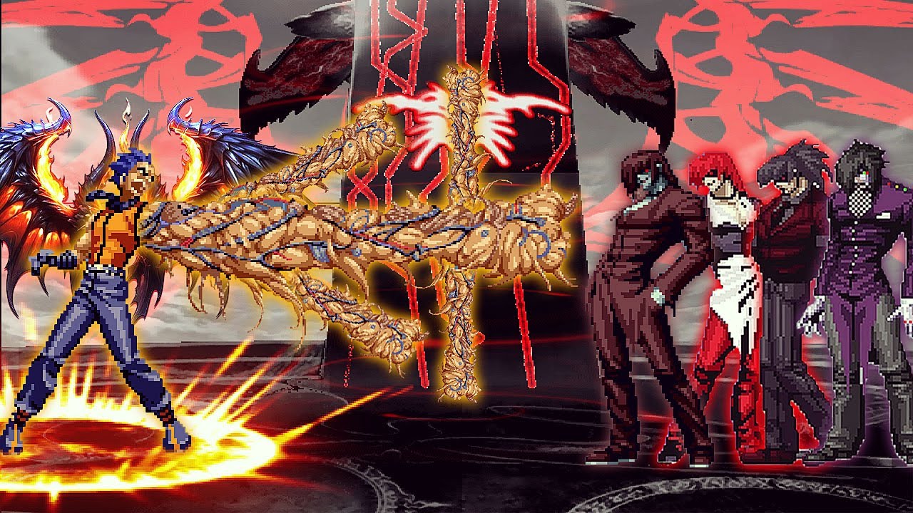 [KOF Mugen] Alpha LV 2 Vs Super Element Team - YouTube