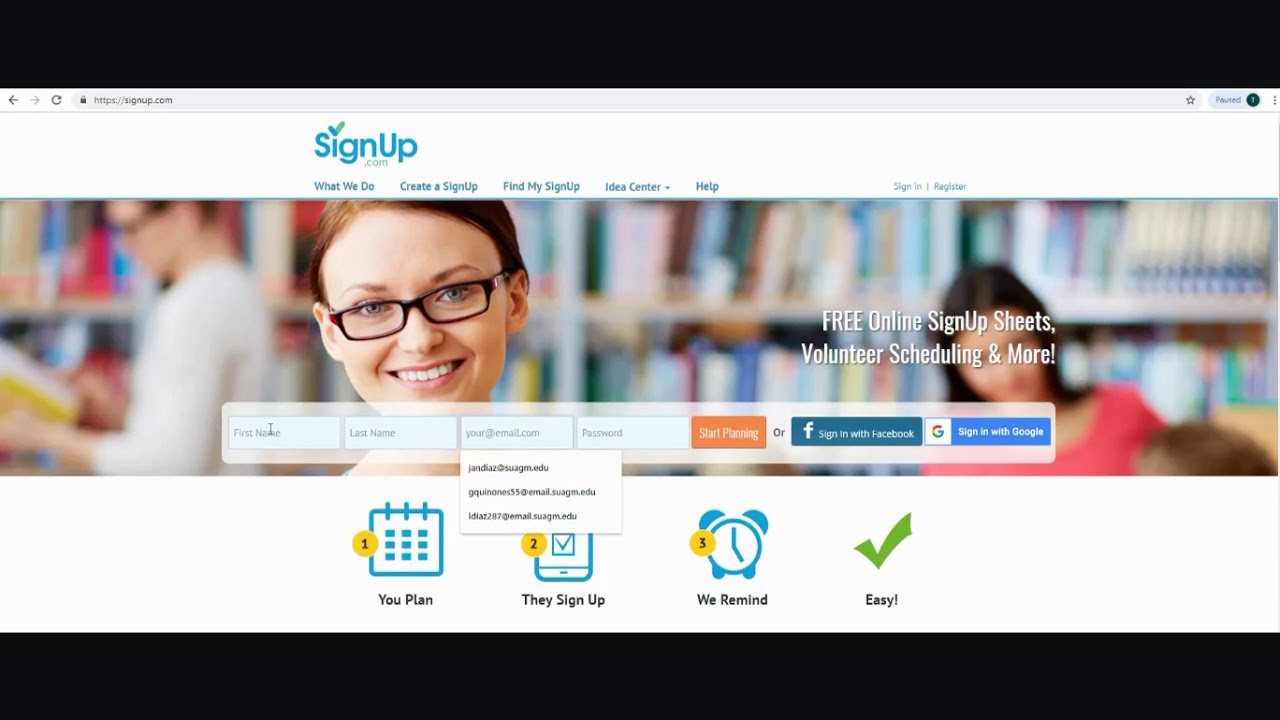 REGISTRO EN SIGNUP PASO 1 - YouTube