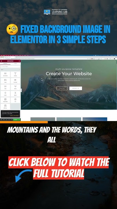 🧐 Fixed Background Image In Elementor in 3 Simple Steps - YouTube