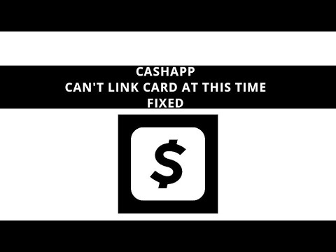 Cash App - can't link card at this time. How to fix? - YouTube