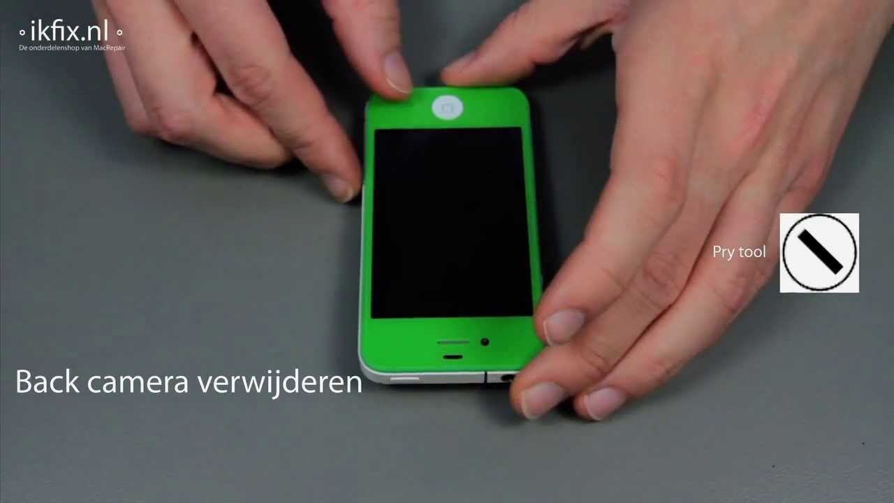 iPhone 4 - Back Camera Verwijderen - YouTube