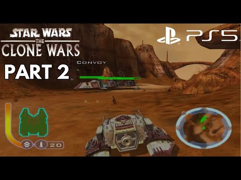 STAR WARS The Clone Wars Escort the Convoy - YouTube