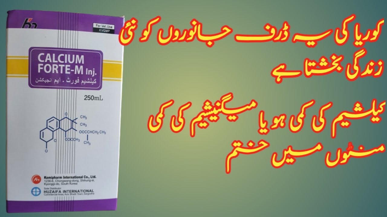 Calcium forte m injection use in cow buffalo Best imported calcium ...