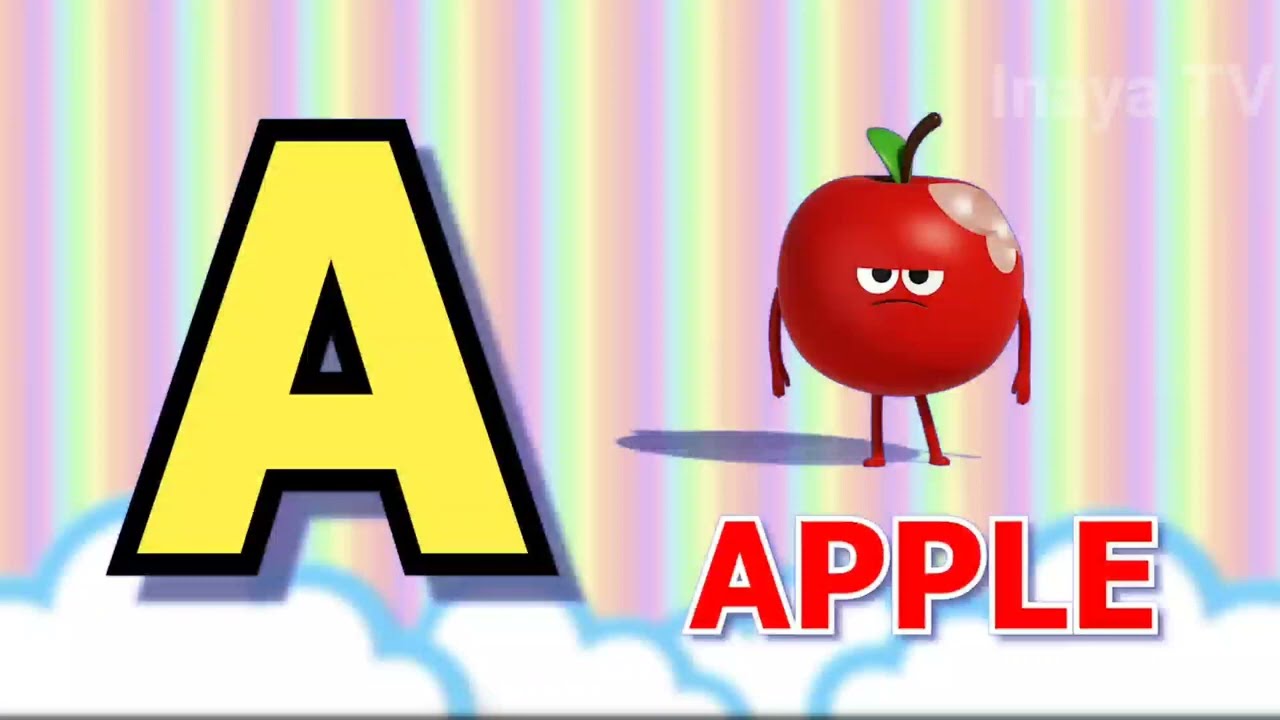 A for Apple | ABC Alphabets with kid Action | Inaya TV | ABC song | ABC ...