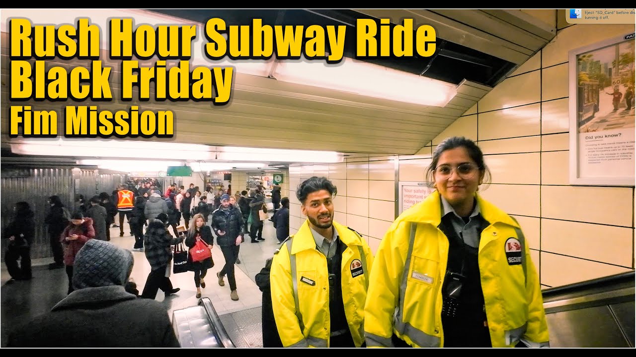 Rush Hour Subway Ride - Black Friday - YouTube