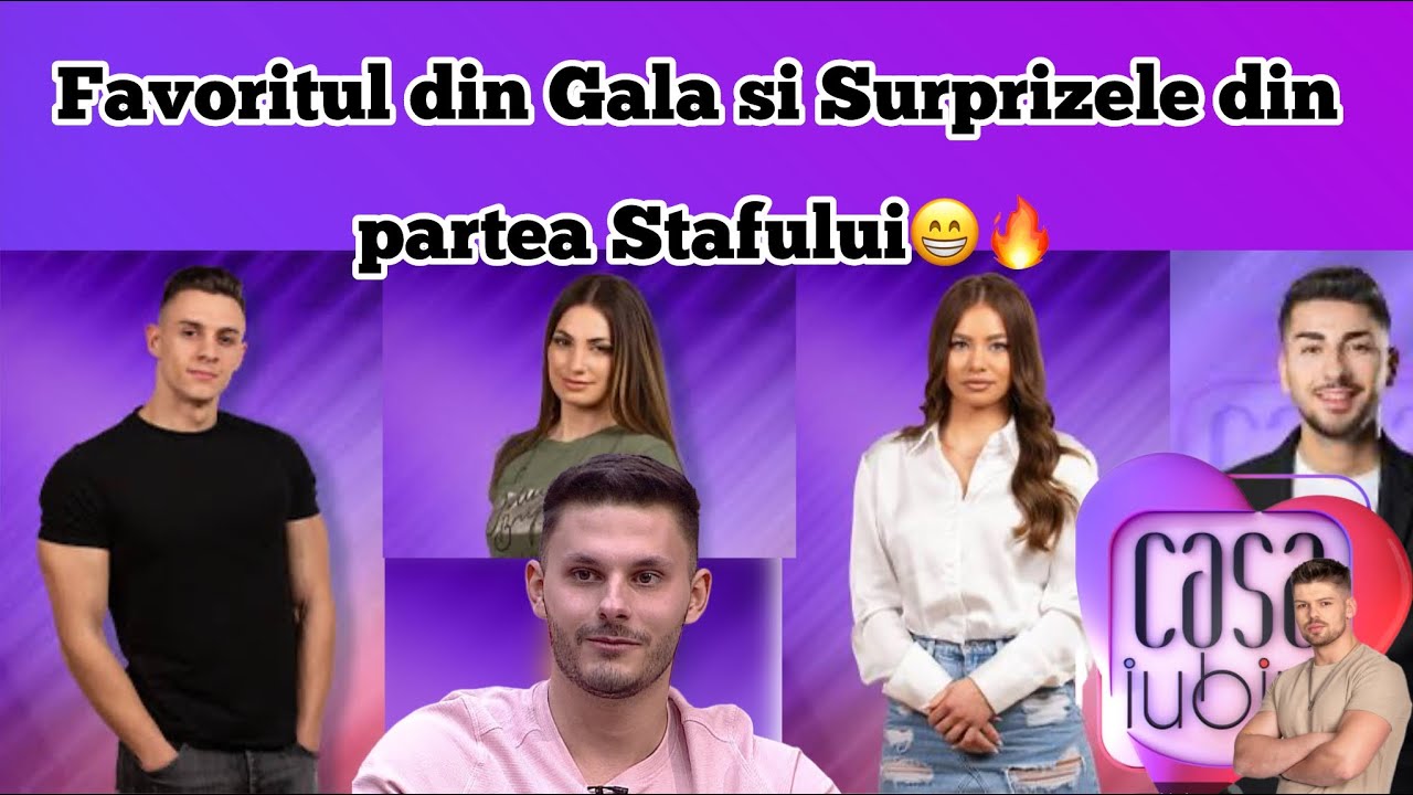 FAVORITUL REAL DIN GALA SI SURPRIZE DIN PARTEA PRODUCTIEI!🙆‍♂️🔥 - YouTube