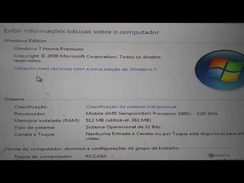 Como saber as especificações do notebook no Windows 7 - YouTube