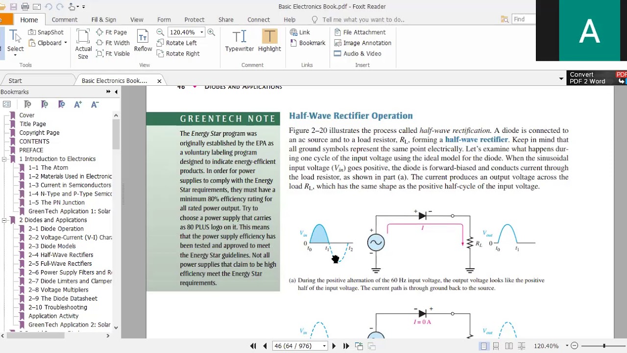 Lecture #2 Basic Electronics: Half-Wave Rectifier and DC power supply ...