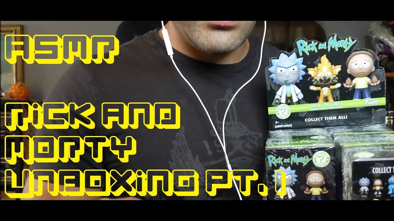 ASMR Unboxing Rick and Morty Blind Boxes with Candy Pt. 1 - YouTube