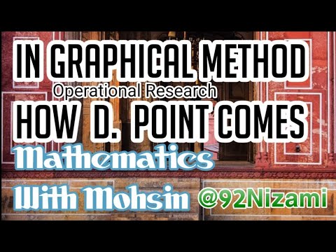 in Graphical Method How to find D Point || part 2 Graphical Method ...