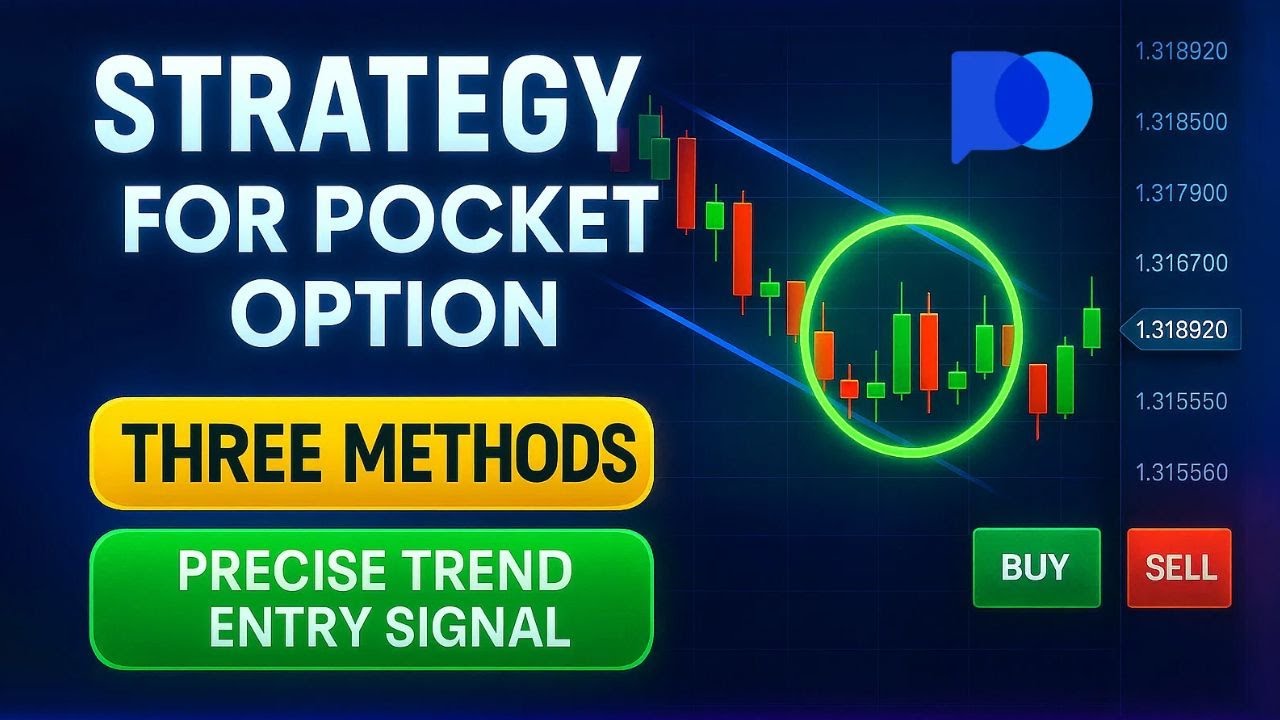Strategy for Pocket Option Three Methods: precise trend entry and ...