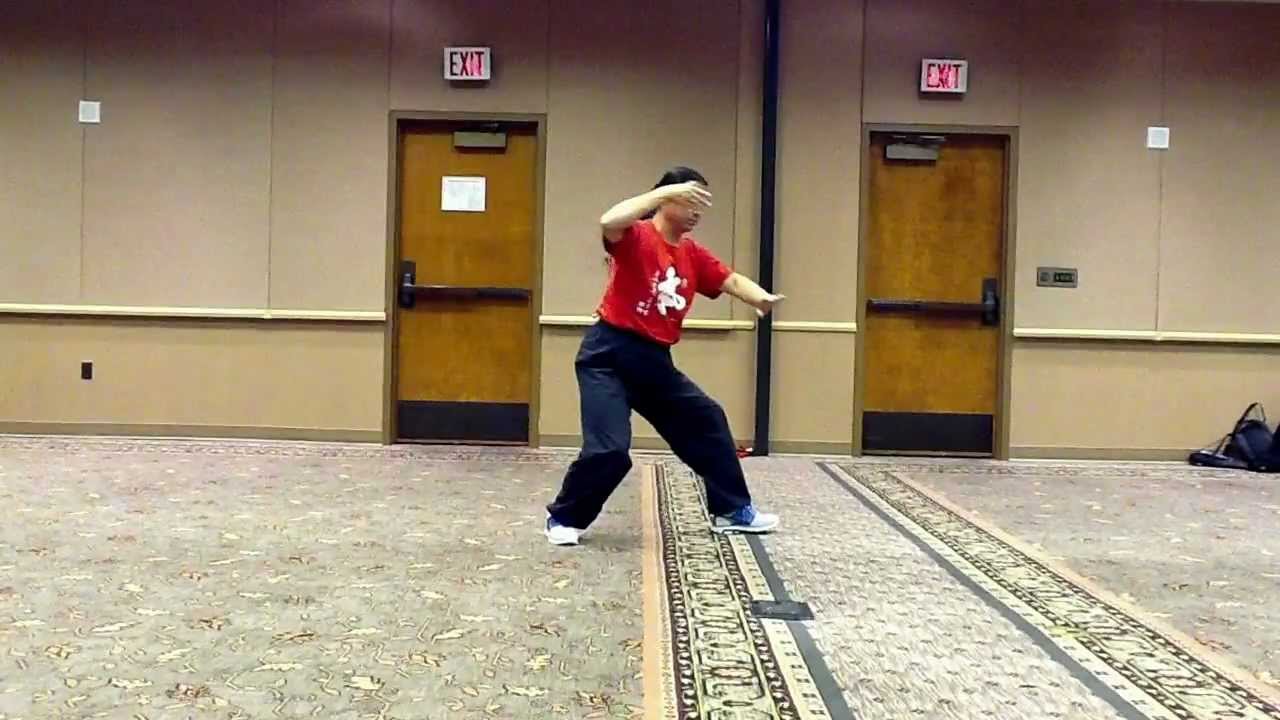 Jiang, Jian Ye demonstrates Wu style Tai Chi - YouTube