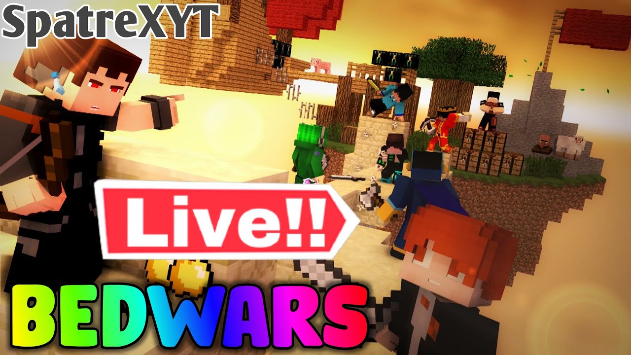 [IN/HI] Minecraft Bedwars Live In Pika Network | Subscriber Games ...