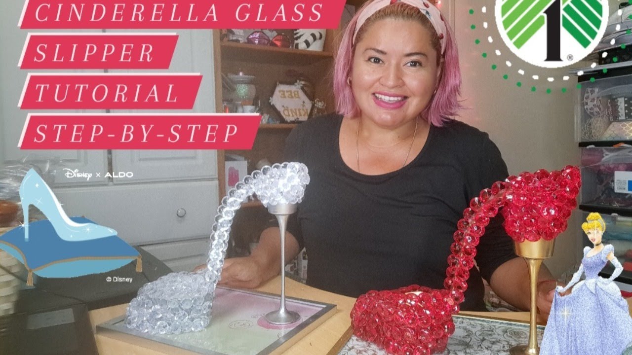 DIY Cinderella Glass Slipper!!PART 1 - YouTube