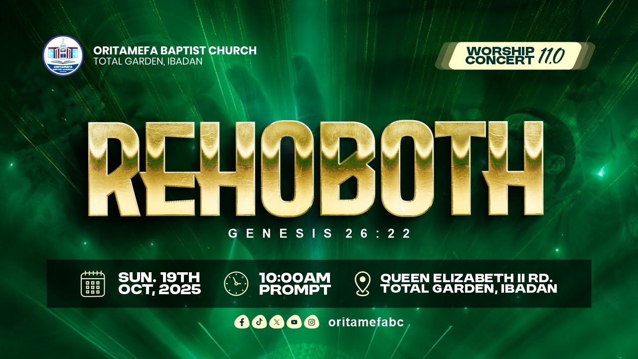 WORSHIP CONCERT 2025 | REHOBOTH GENESIS 26:22 - YouTube