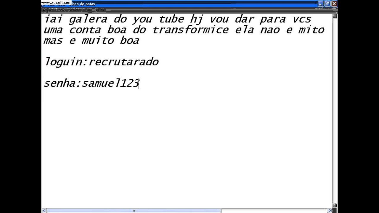 conta boa do transformice mito - YouTube