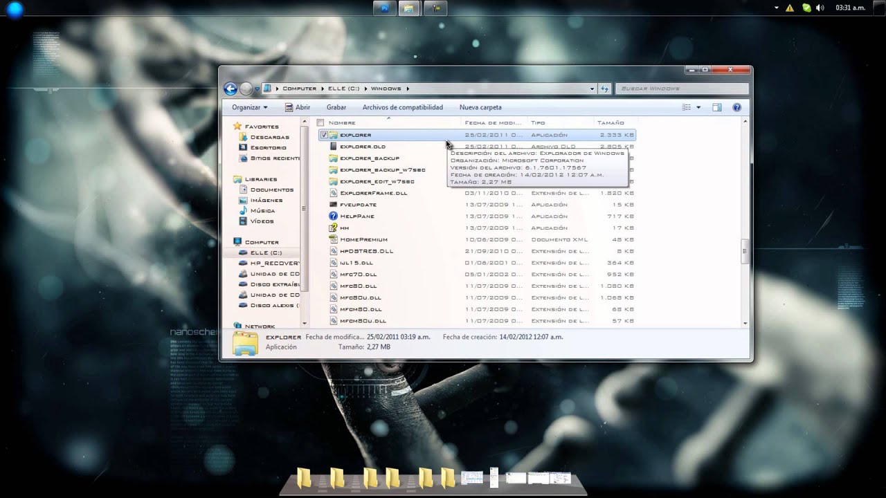 Solucion a fondo negro windows 7. - YouTube
