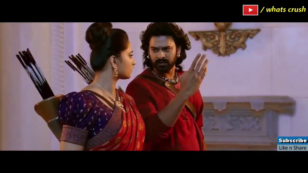 BEST ROMANTIC SURPRISE SCENE FROM BAHUBALI - YouTube