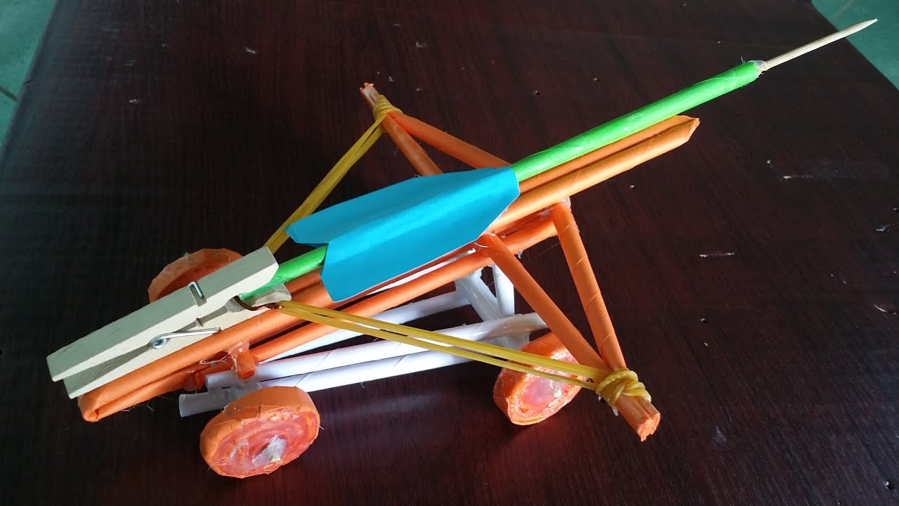 Come fare un ballista | paper toy - YouTube