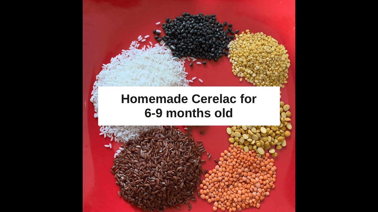 Homemade Cerelac for 6-9 months old baby food #babysolidfood # ...