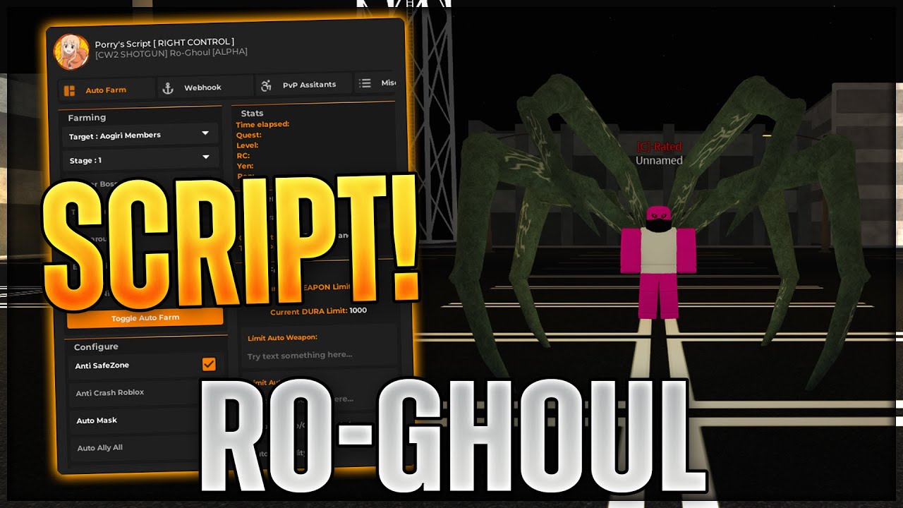 [🔥NEW] Ro-Ghoul Script Hack | Auto Farm, Auto Train & MORE! - YouTube