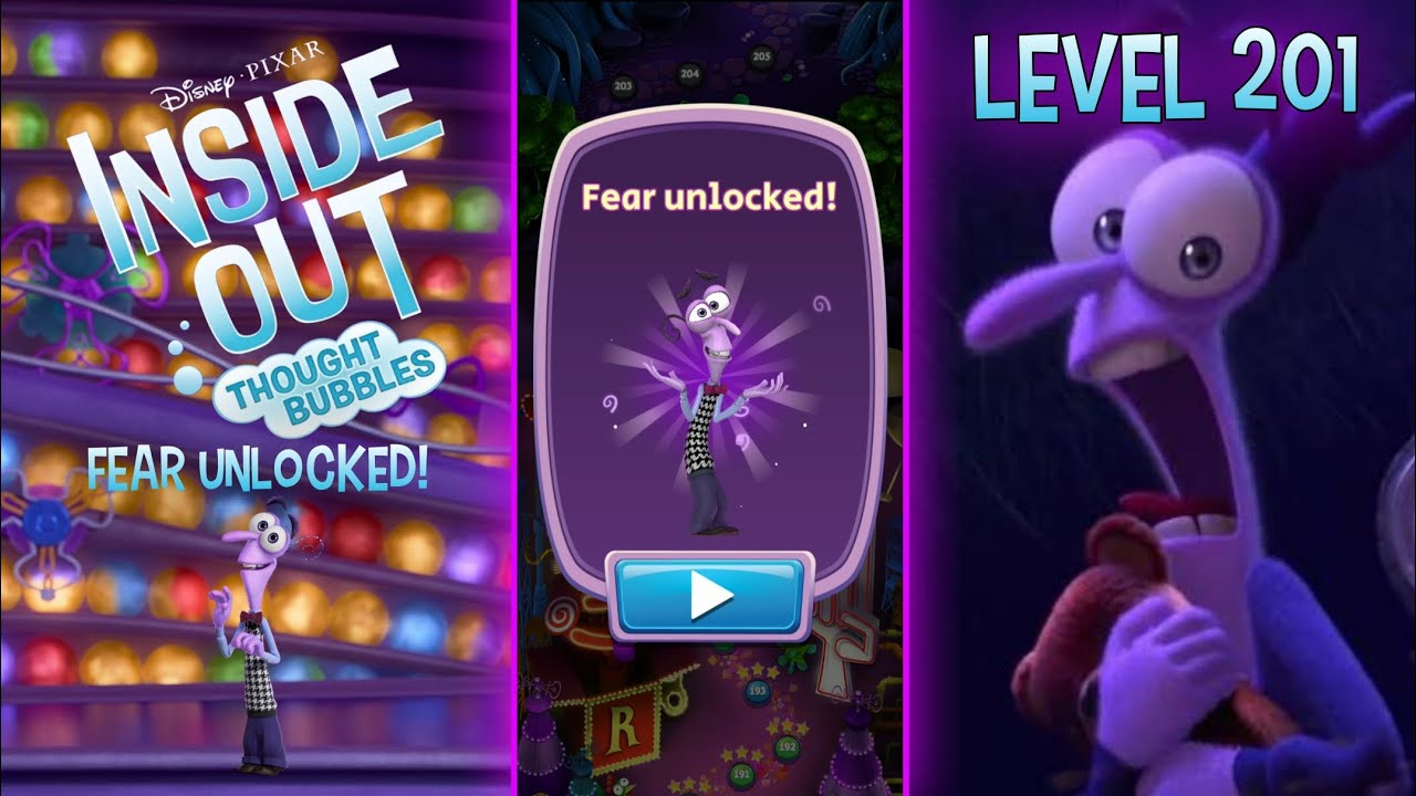 Inside Out Thought Bubbles (Fear Unlocked)| Level 200 & 201 | Full ...