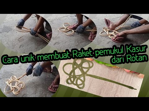 Cara unik membuat Raket/pemukul Kasur, Tilam, Bantal, Tikar, dll dari ...